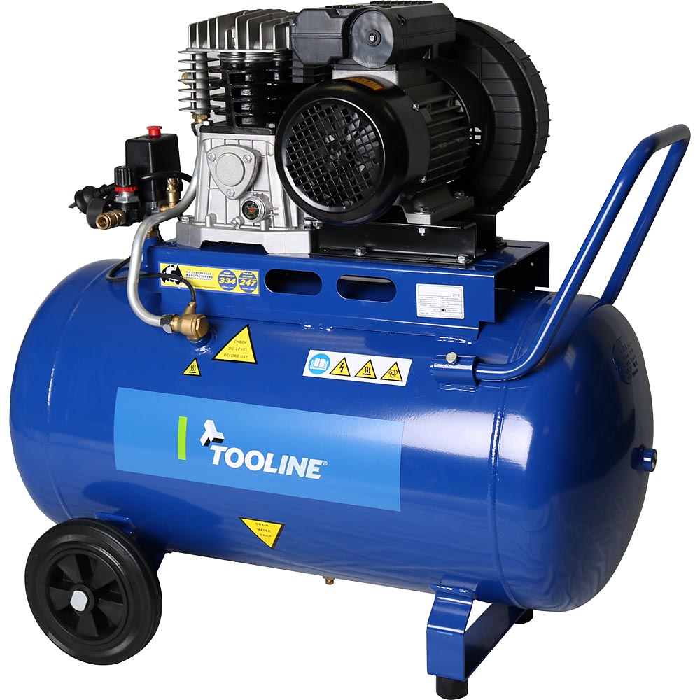 Tooline CCS100/360 100L Belt Drive Compressor - Buy Tools Online